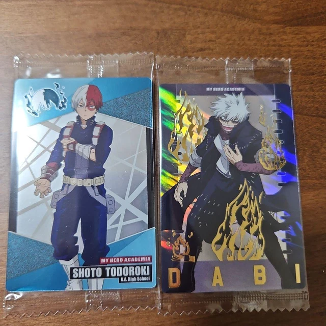 MY HERO ACADEMIA Wafer Card 2 Dabi Foil Stamping Todoroki Shoto EUR 58 ...