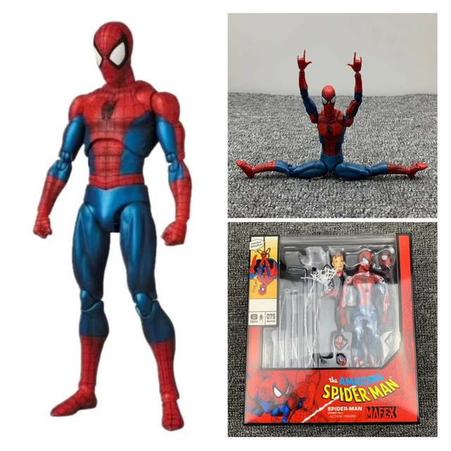NEW MAFEX NO.075 Marvel The Amazing Spider-Man Comic Ver. Action Figure ...