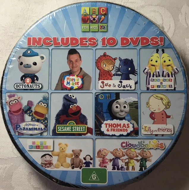ABC FOR KIDS: 10- Disc DVD set, New And Sealed, Region 4 $125.00 ...