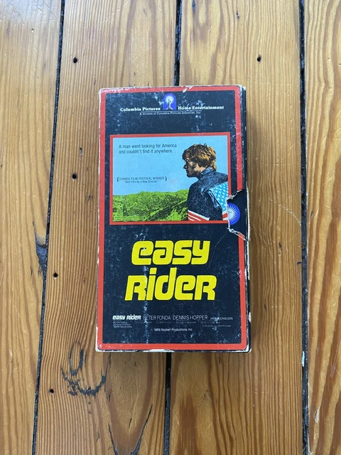 EASY RIDER VHS 1981 Original First Release Flap Box Columbia Pictures ...
