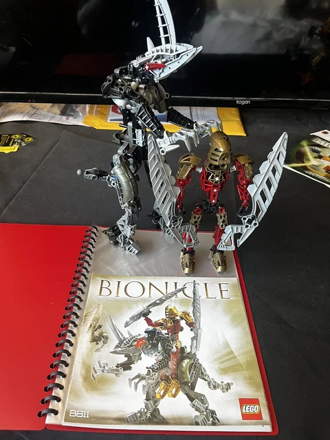 LEGO BIONICLE 8811 Toa Lhikan and Kikanalo - 100% Complete $125.00 ...