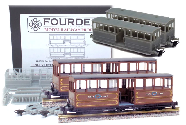 FOURDEES CORRIS STYLE Bogie Carriages 009 / OO9 Kit $154.27 - PicClick AU