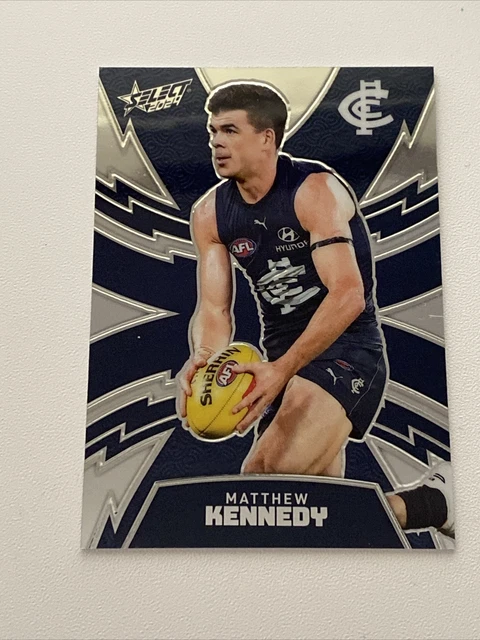 2024 AFL SELECT FOOTY STARS LUMINOUS THUNDERBOLT Matthew Kennedy Carlton Blues $7.99 - PicClick AU