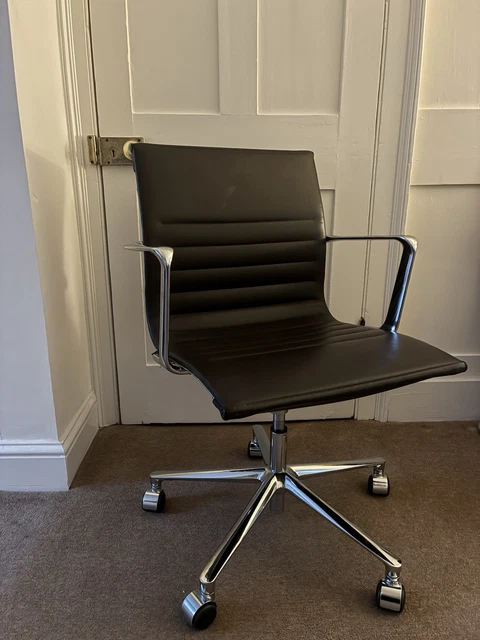 ICF OFFICE CHAIR Original In Brown £395.00 - PicClick UK