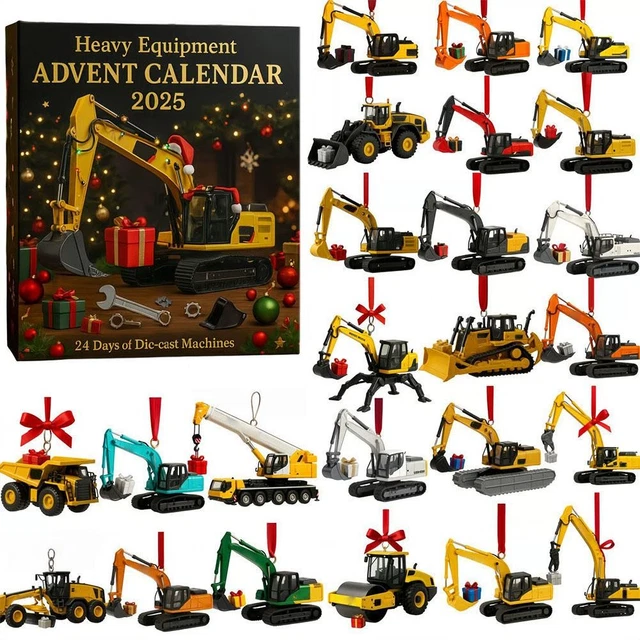 HEAVY EQUIPMENT ADVENT Calendar 2025 24Days Engineering Vehicles ...