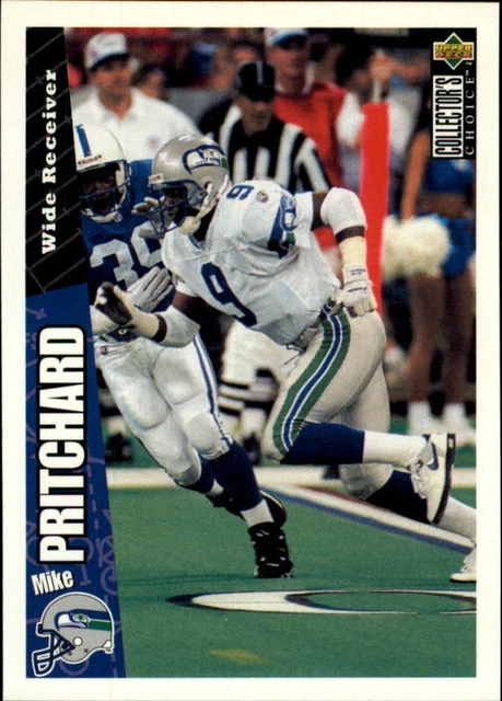 CARTE DE FOOTBALL 1996 Collector's Choice Update #U91 Mike Pritchard ...