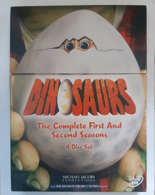 DINOSAURS COMPLETE SEASON 1 & 2 DVD 4 Disc Set Jim Henson TV Series 90s ...