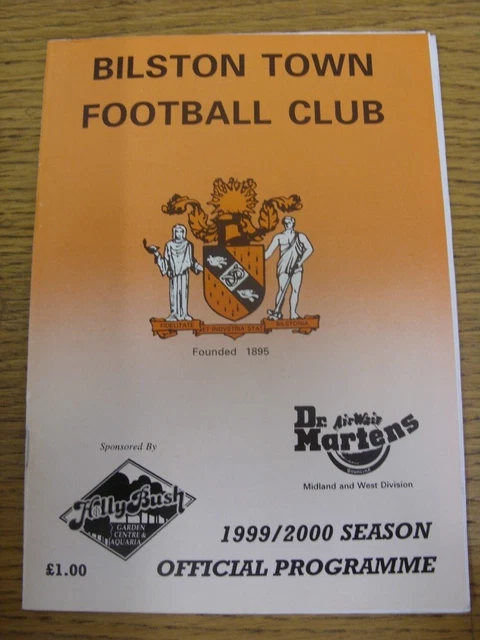 06/05/2000 BILSTON TOWN v Weston-Super-Mare . Any faults with this item ...