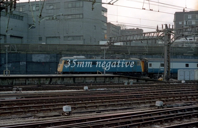 BRITISH RAILWAYS ELECTRIC LOCOMOTIVE 83015 EUSTON 35mm NEGATIVE ...