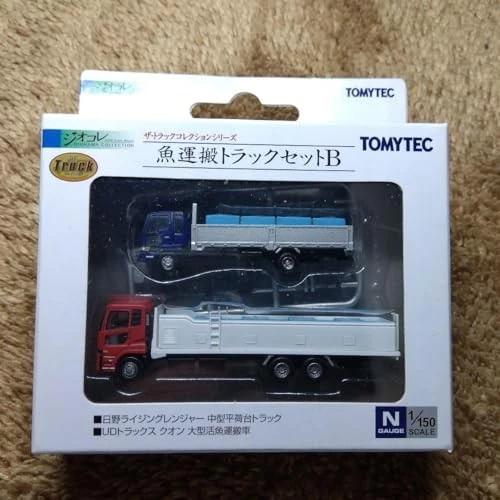 RAILWAY MODEL FISH transport truck B set Tomytec N gauge £87.00 ...