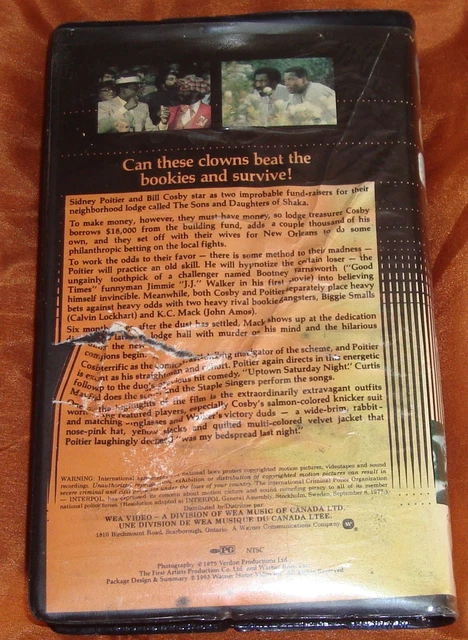 LET'S DO IT AGAIN (vhs,1983,english,orig. big clamshell box,large label ...