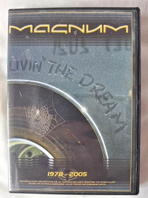 MAGNUM - LIVIN' The Dream 1978-2005. 2 DVDs. 18 Live Tracks Documentary ...