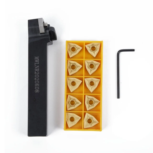 20MM MWLNR2020K08 TOUR Setter Outil Tournant Porte-Outil + 10 WNMG0804 Carbure EUR 54,82 ...