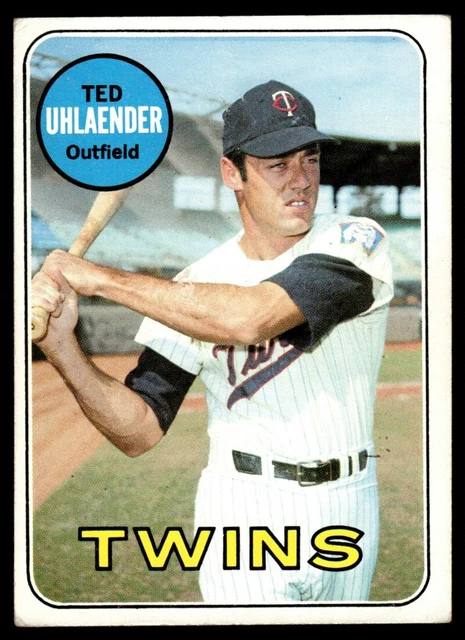 1969 TOPPS TED UHLAENDER Minnesota Twins #194 usure de surface EUR 1,90 ...
