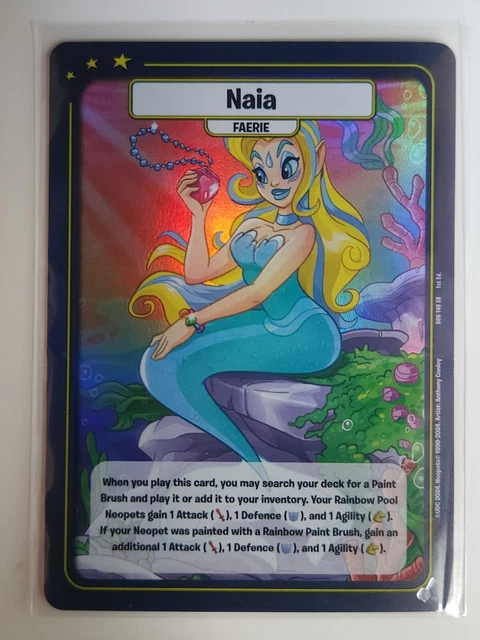 2024 NEOPETS BATTLEDOME TCG Naia Faerie Super Rare SR #149 $9.99 ...