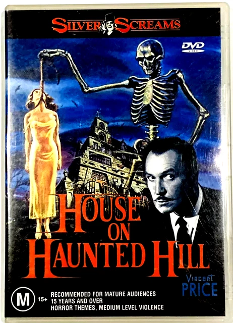 HOUSE ON HAUNTED Hill (DVD, 1959) Vincent Price Cult Horror + Fast Free ...