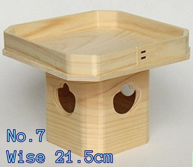SANCTUAIRE SHINTO JAPONAIS No.7 Hinoki Sanpo Sanbo, table d'offrande ...