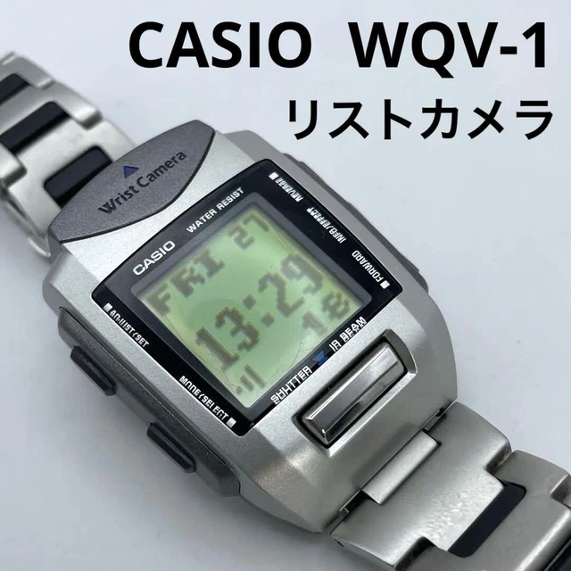 CASIO WQV-1 VINTAGE Camera Watch with Metal Band & Accessories Used £ ...