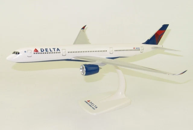 MODEL AVION DELTA Air Lines Airbus A350-900 1:200 Scale Collectible ...