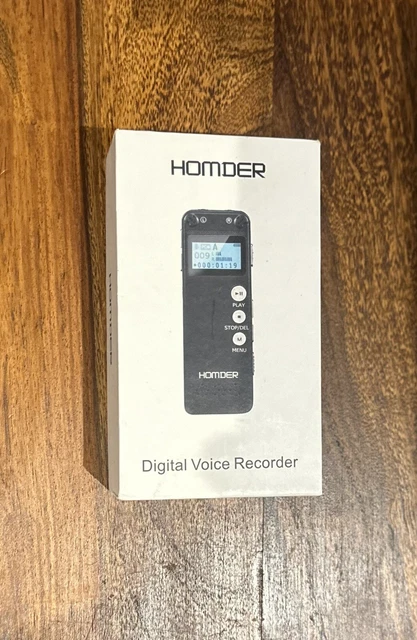 HOMDER DIGITAL VOICE Recorder £18.00 - PicClick UK