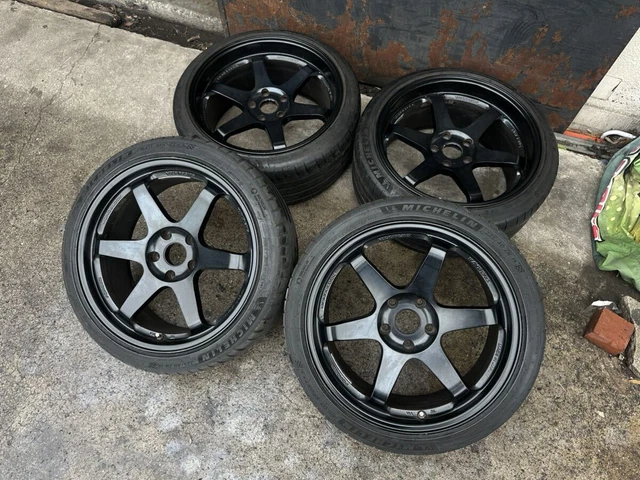 JDM RARE FORGED Wheel RAYS VOLK RACING TE37 Volk Racing 19 inch 8.5J/9 ...