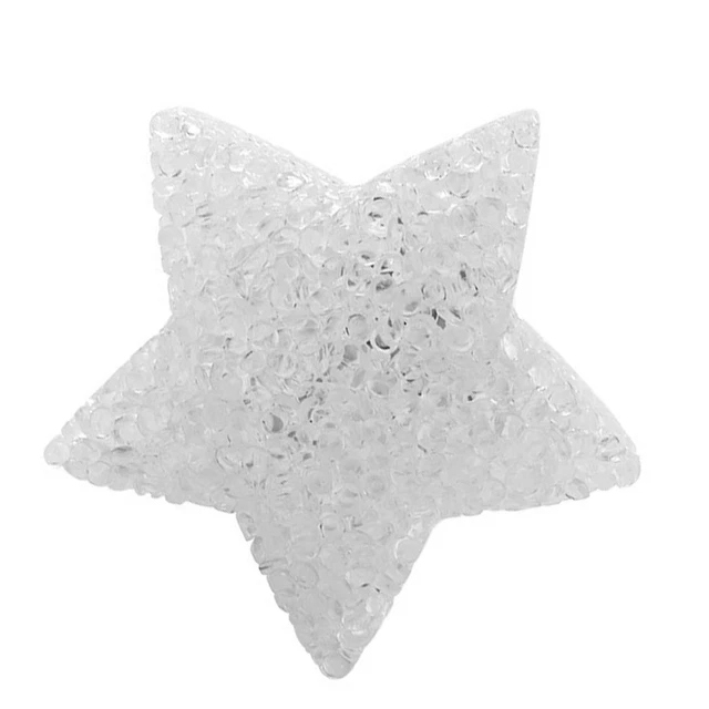 (WARM WHITE LIGHT)HANDHELD Star Shape Light Acrylic Battery Powered ...