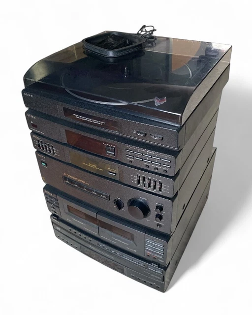 SONY HI-FI STACK System LBT-D259 with PS-LX52P Turntable & HTC-D259 5 ...