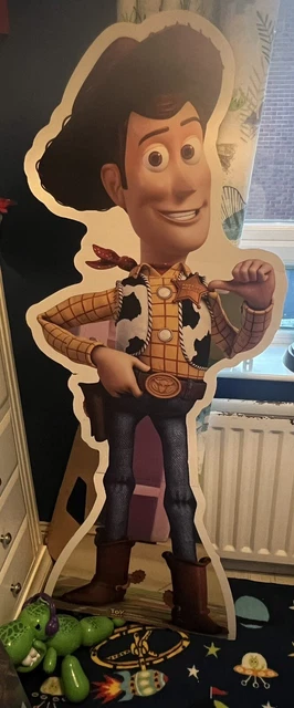 WOODY LIFESIZE CARDBOARD CUTOUT STANDUP Standee Toy Story Disney Pixar ...