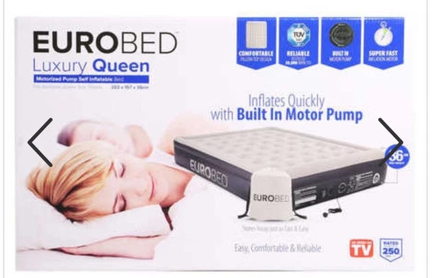 EUROBED LUXURY QUEEN - AS SEEN ON TV WITH PUMP with 1 Year Warranty-WOW ...