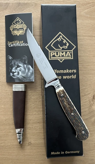 JAGDMESSER NICKER PUMA Reh mit Hirschhorn in OVP EUR 91,00 - PicClick DE