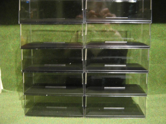 1:43 MODEL DISPLAY Cases, Cararama, Tanks, Fire Engines, Military, Cars ...