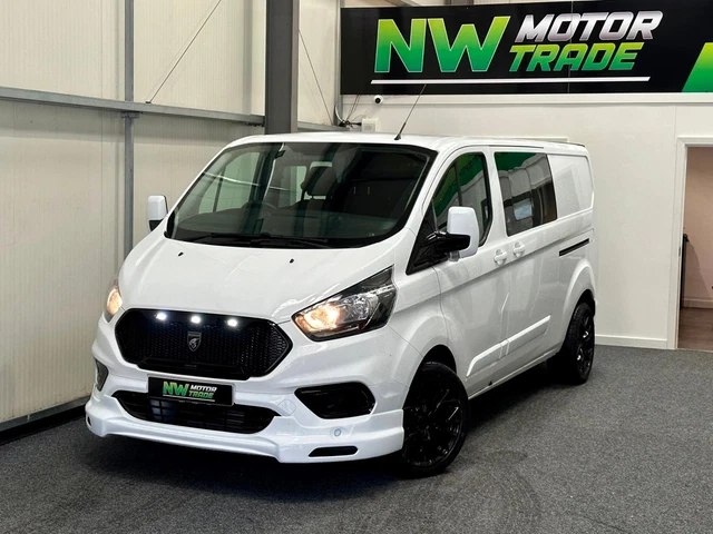 FORD TRANSIT CUSTOM Long Wheel Base Double Cab Van / 6 Seater / Air Con ...