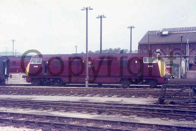 ORIGINAL 35MM COLOUR SLIDE BR CLASS 42 WARSHIP D809 NEWTON ABBOT? #4390 ...