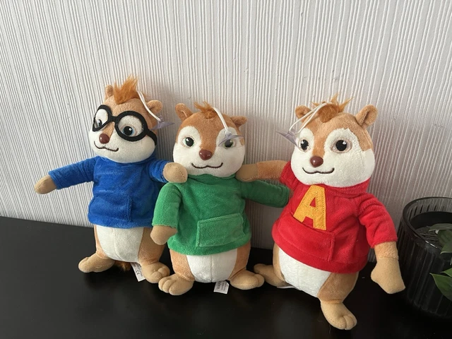 ALVIN AND THE Chipmunks Plush Bundle Alvin, Simon And Theodore £15.00 ...
