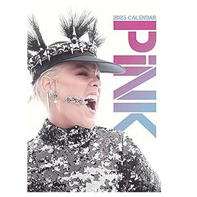 PINK 2025 CALENDAR, Month To View A3 Wall Celebrity Calendar £10.39 ...