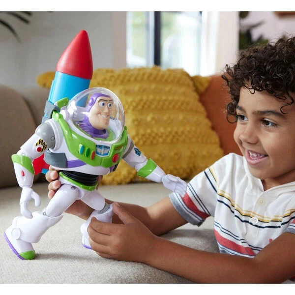 DISNEY PIXAR TOY Story Rocket Rescue Buzz Lightyear Action Figure Kids ...