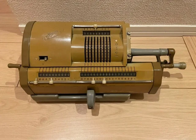 TIGER CALCULATING MACHINE Hand Mechanical Calculator 1965 Antique ...