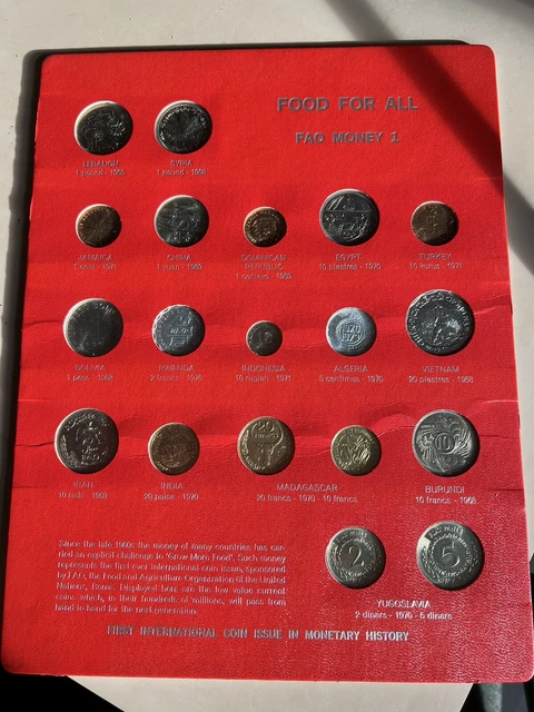 FAO FOOD FOR All Money Collection Set Panel Lovely Collection £39.95 ...