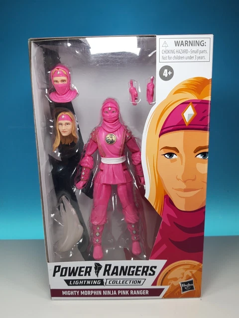 POWER RANGERS MIGHTY Morphin Ninja Pink Ranger Figure Lightning ...