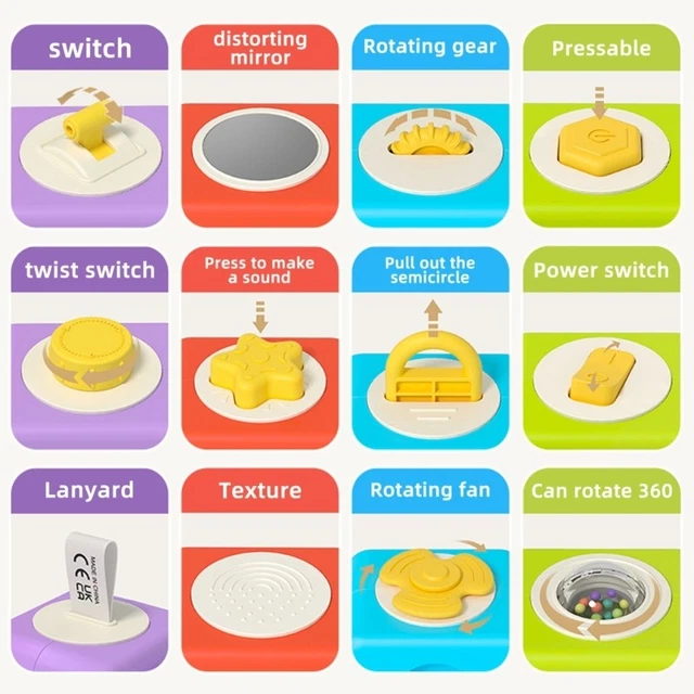 SAFE STACKING TOY Activity Puzzle Block Toy Baby Early Learning ...