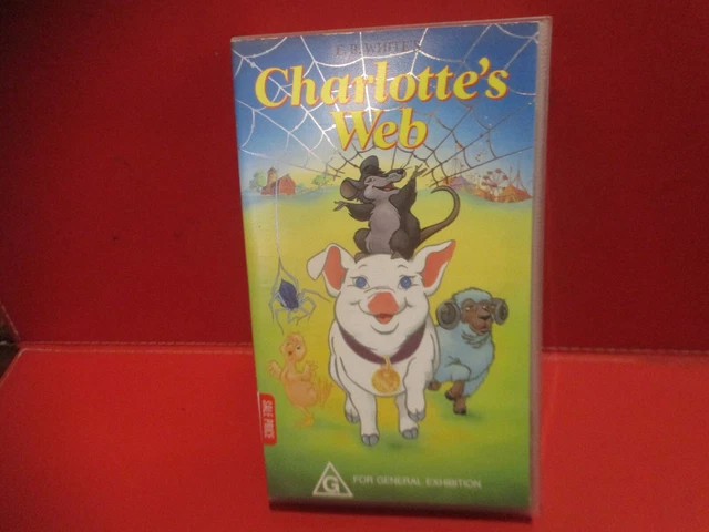 CHARLOTTES WEB VHS cassette collectable RARE video EUR 7,24 - PicClick FR