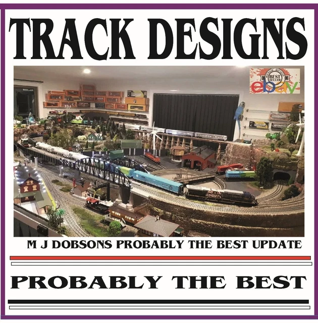 TRACK TRAIN CAD Layouts Railway Design Build Model Plans CAD Hornby OO ...
