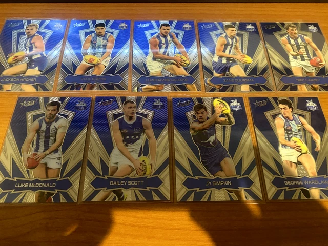 2025 AFL SELECT Footy Stars Luminous Thunderbolt Lot of 9 NORTH ...