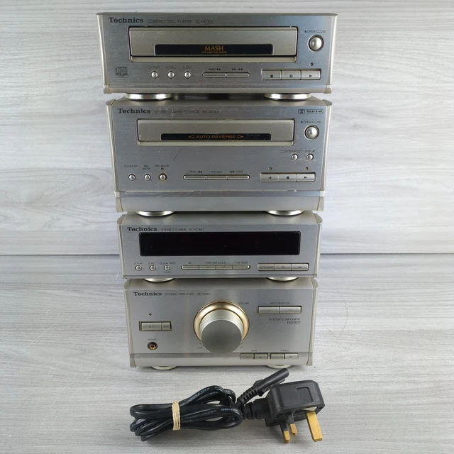 TECHNICS SE-HD301 AMP, ST-HD301 Tuner, RS-HD301 Cassette,SL-HD301 CD ...