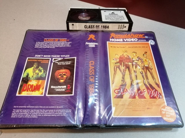 CLASS OF 1984 - OZ Roadshow Collectible BETA 1st Issue Not Vhs - CRIME ...