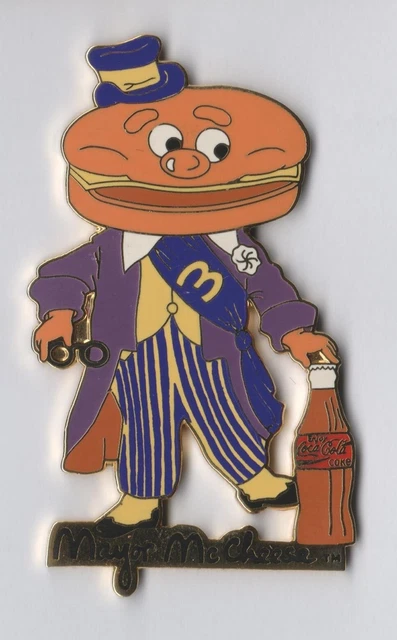 PIN'S MAC DO Coca-Cola Mayor Mc Cheese H 6,6 cm L 3,8 cm. EUR 10,00 ...