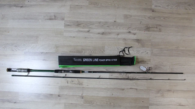 ALCEDO GREEN LINE Power Spin 2 Fishing Rod - 2.70m - 20-60gr - XP273 £ ...