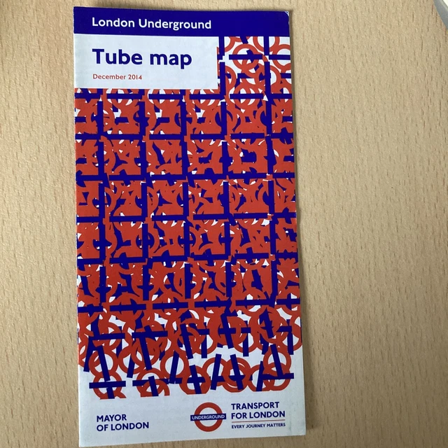 LONDON. UNDERGROUND. TUBE. Map. (. December. 2014. ) £2.30 - PicClick UK