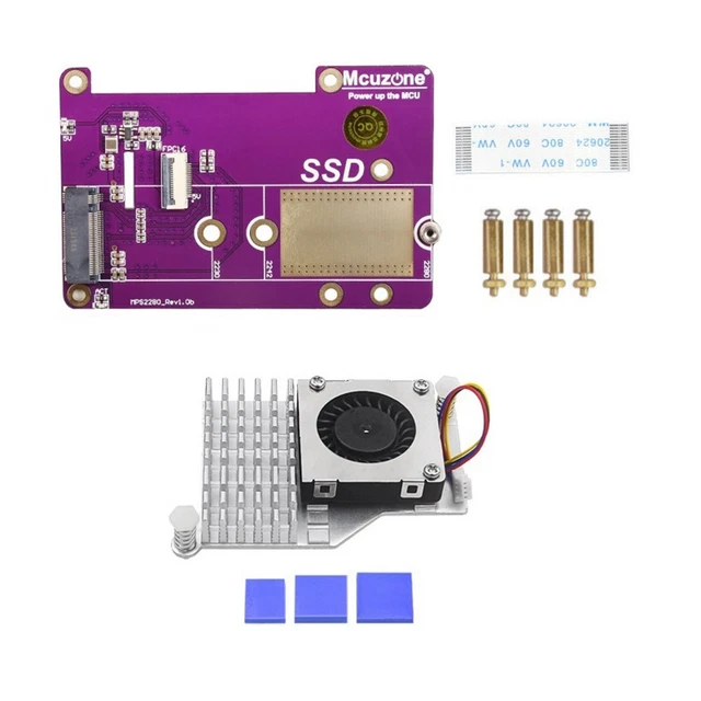 MPS2280 PCIE M.2 NVME 2280 2230 2242 Gen3 SSD HAT High Speed8987 £12.53 ...