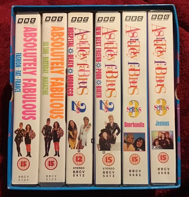 ABSOLUTELY FABULOUS - Seasons 1 - 3 BBC VHS Box Set (1995) Tapes Sealed ...